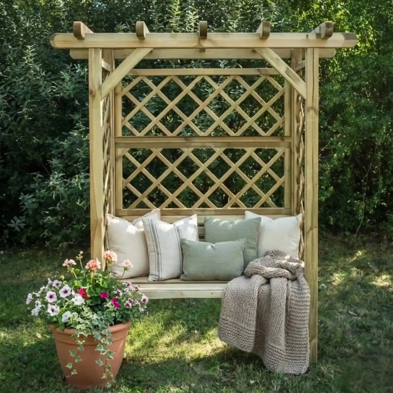 York Arbour | Arbours & Arches \ Arbours | Jagram - Garden Timber ...